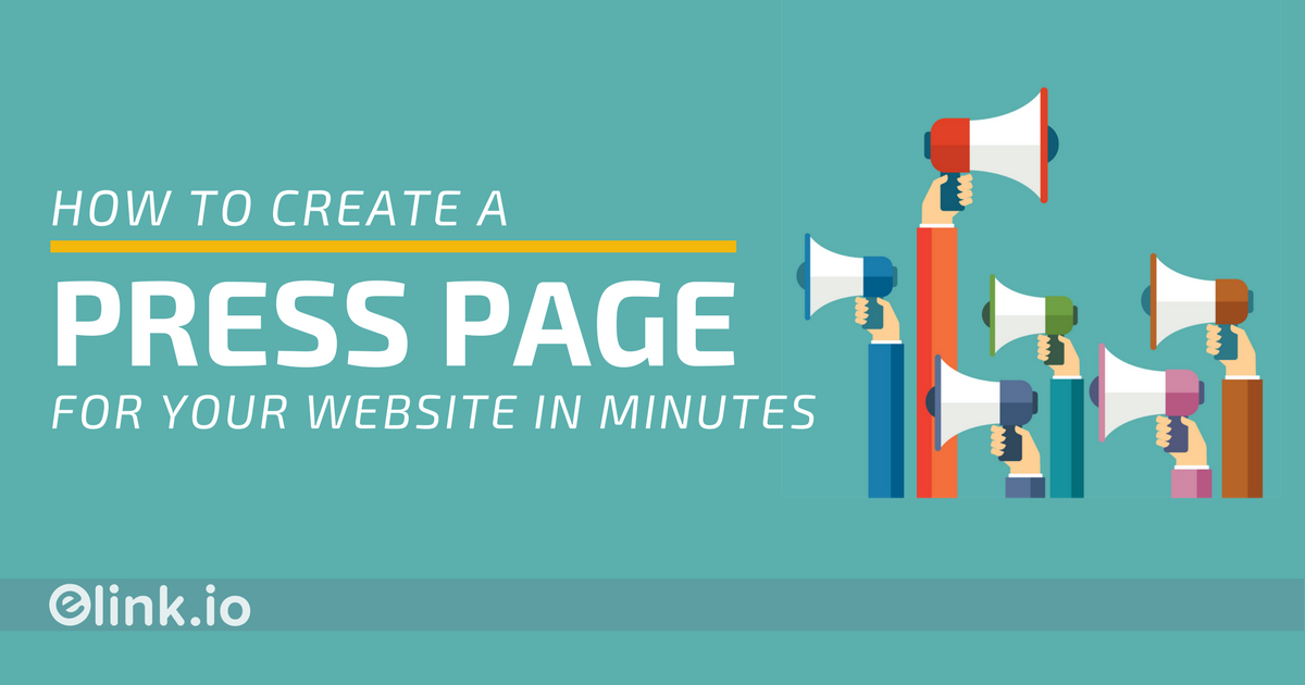 How to Create a Press Page for Your Website in Minutes